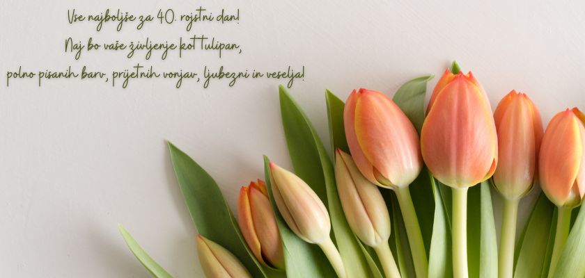 Verzi za 40 let - za rojstni dan in obletnico poroke